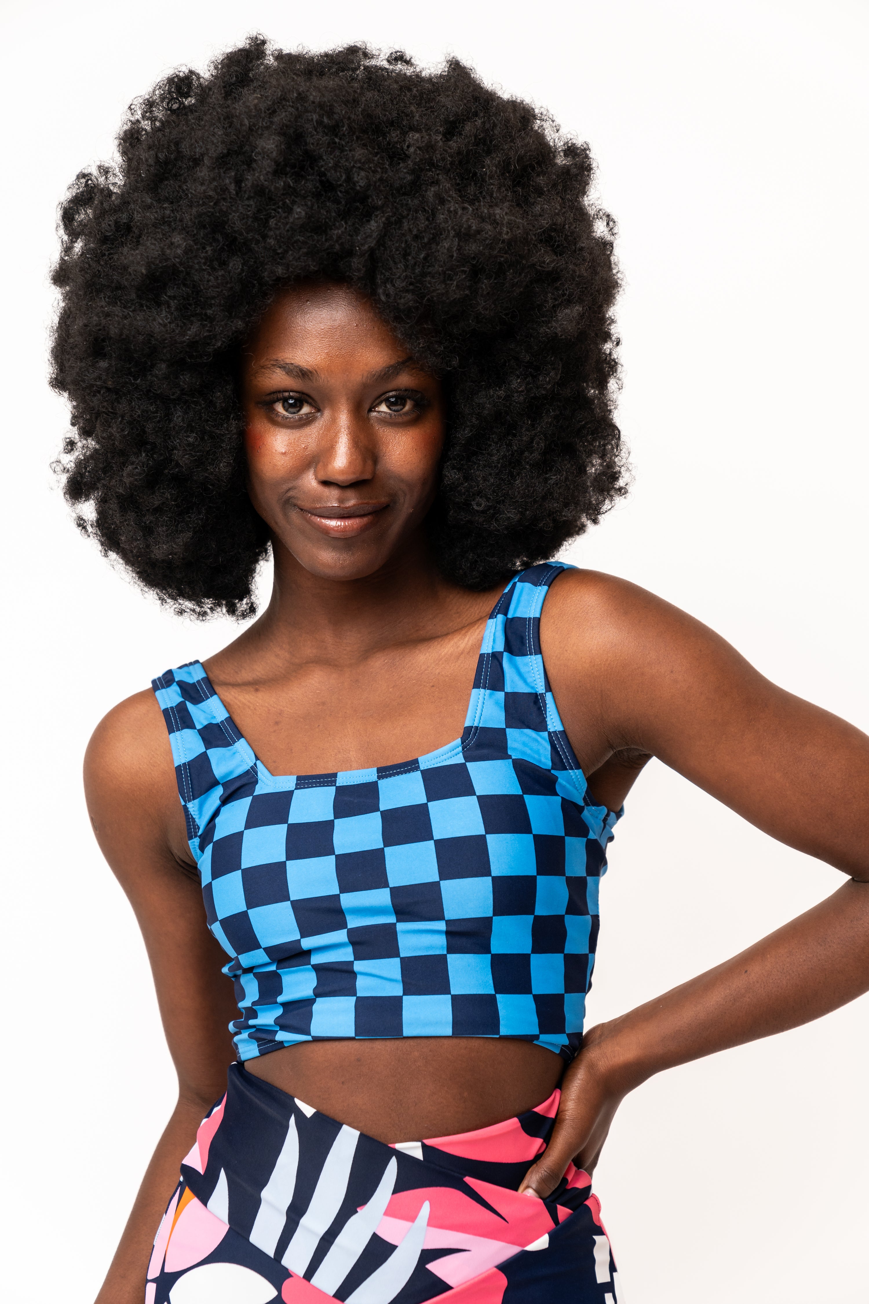 Coast Top | Blue Check – Coral Reef Swim